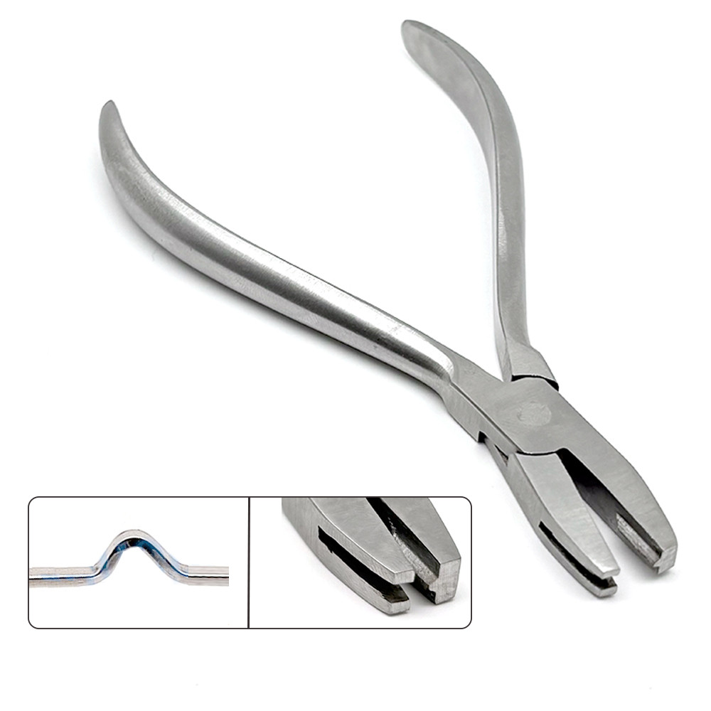 Dental Tool Wire Bending Tweezers V Stop Loop Bending Forming Plier ...