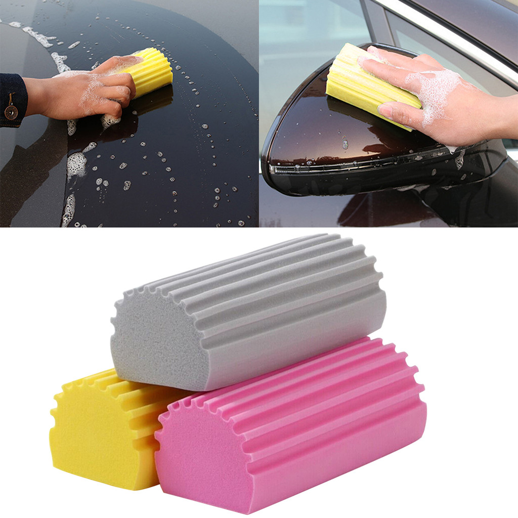 3Pcs/Pack Magical Dust Cleaning Sponges Pva Sponge Damp Clean Duster ...