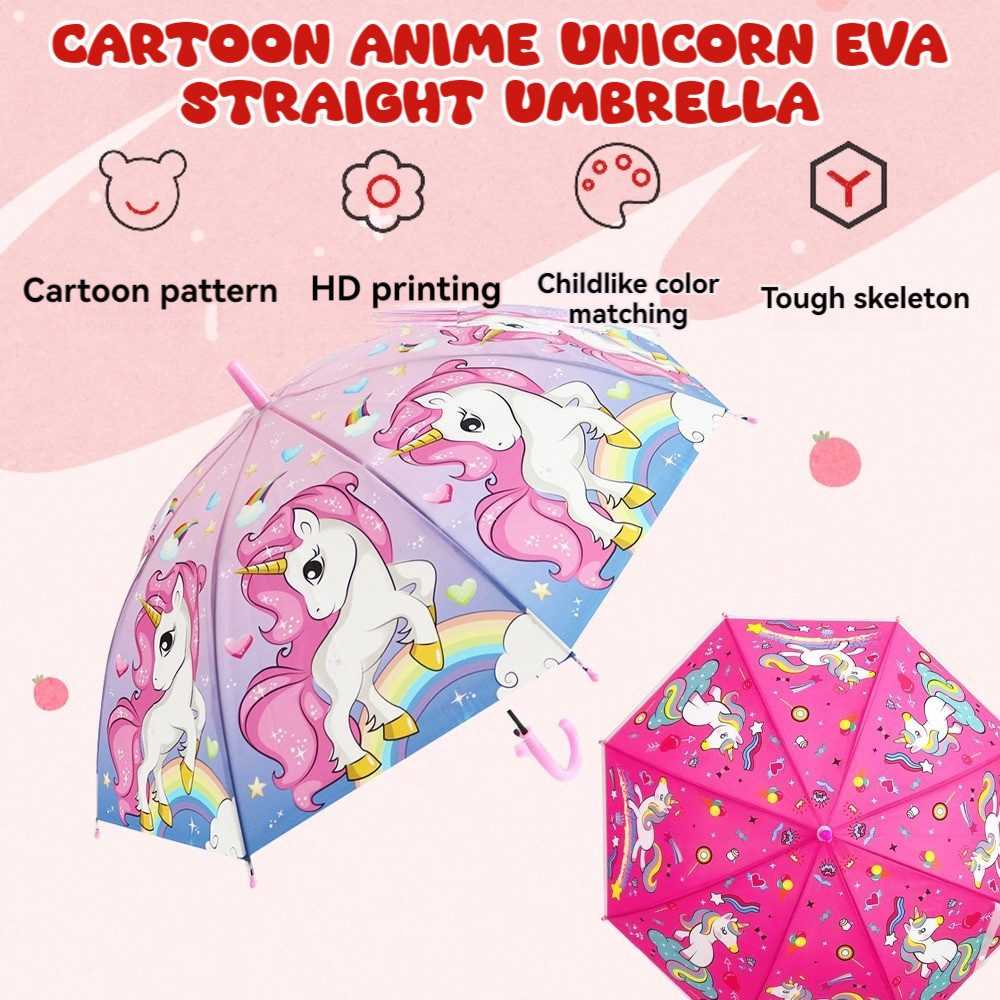 Cute Umbrella for Kids Girls Lightweight Heavy Duty Girl Boy Cartoon ...