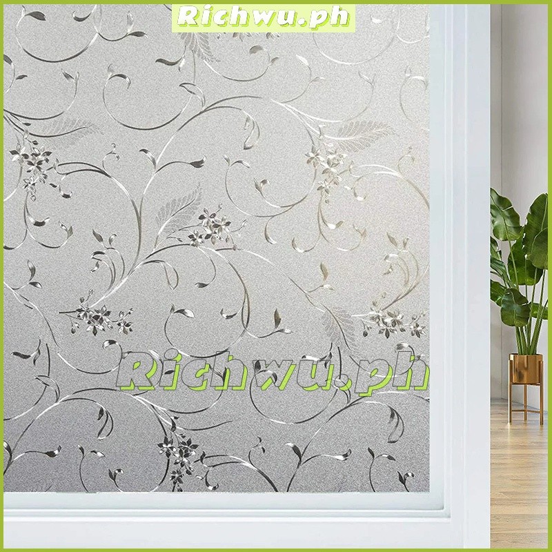 Window Film Frosted Glass Bathroom Door Decoration Privacy | Shopee ...