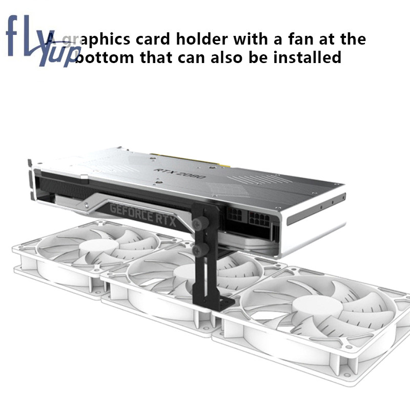 flyup Chassis 12CM Fan Position Graphics Card GPU Support Frame For ...