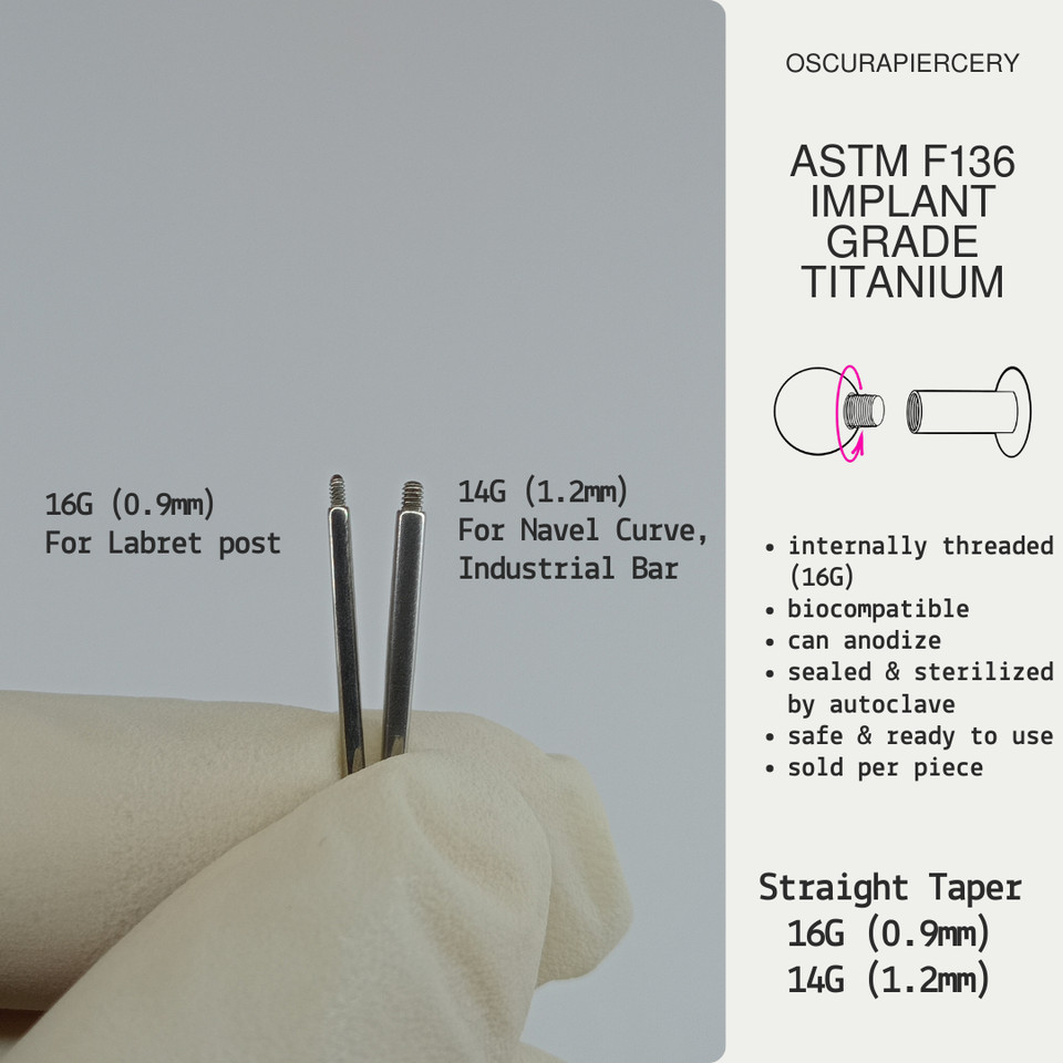 INSERTION TAPER | Implant Grade Titanium | PERSONAL USE ONLY | Shopee ...