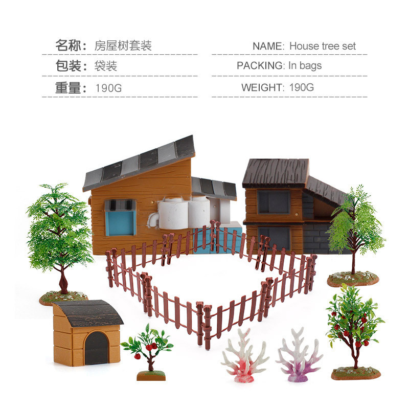 Simulation farm,Mini farm house toy,DIY farm house toy set,Kids playtoy ...