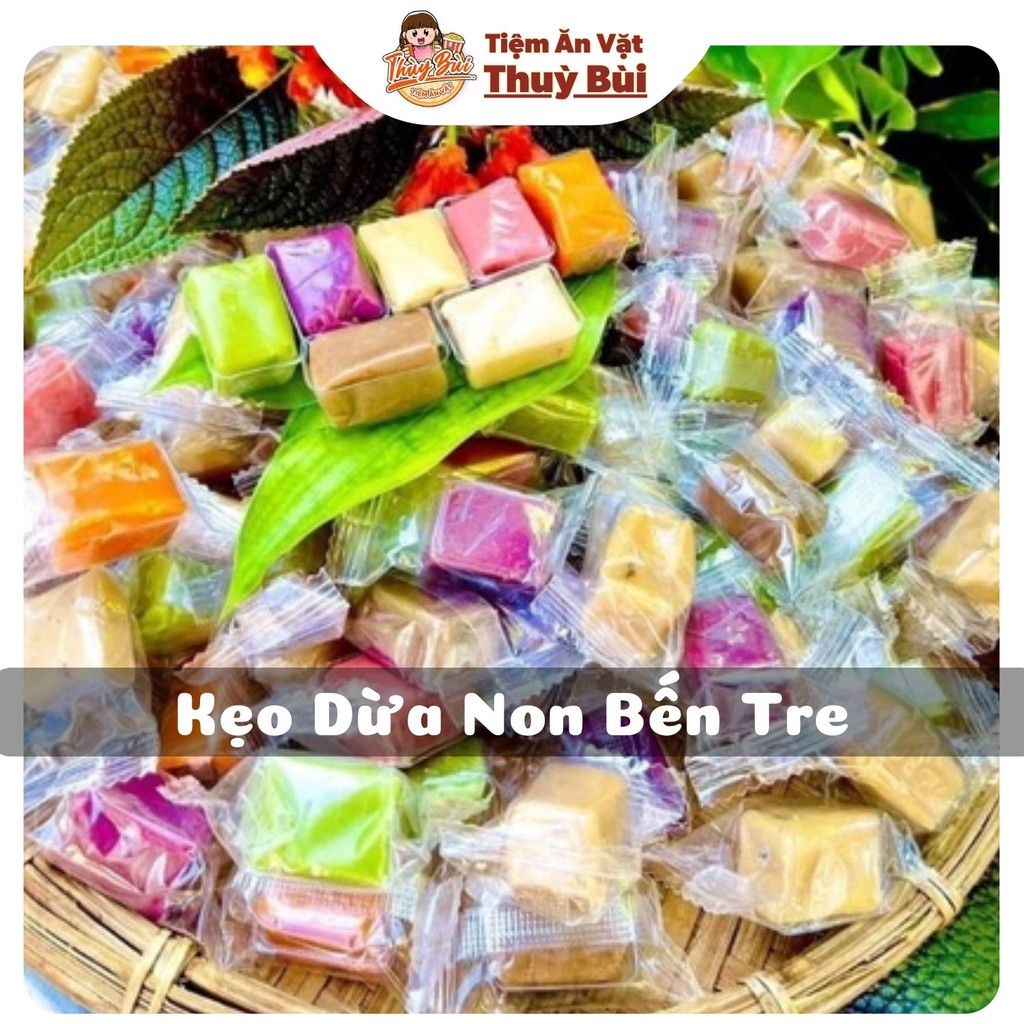 500g Delicious 7 Flavors Young Coconut Candy, Specialty Sugar-Free Ben ...
