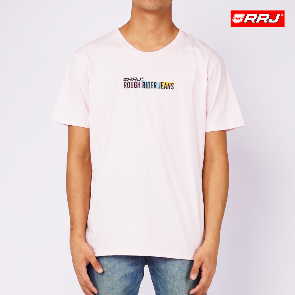 RRJ Men's Basic Tees Semibody Fitting CVC Jersey Fabric 134232-U (Light ...