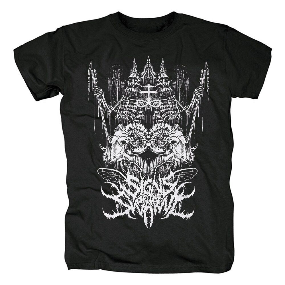 t-Shirt Heavy Metal Men Vintage Tshirt Deathcore Rock Band Signs Of The ...