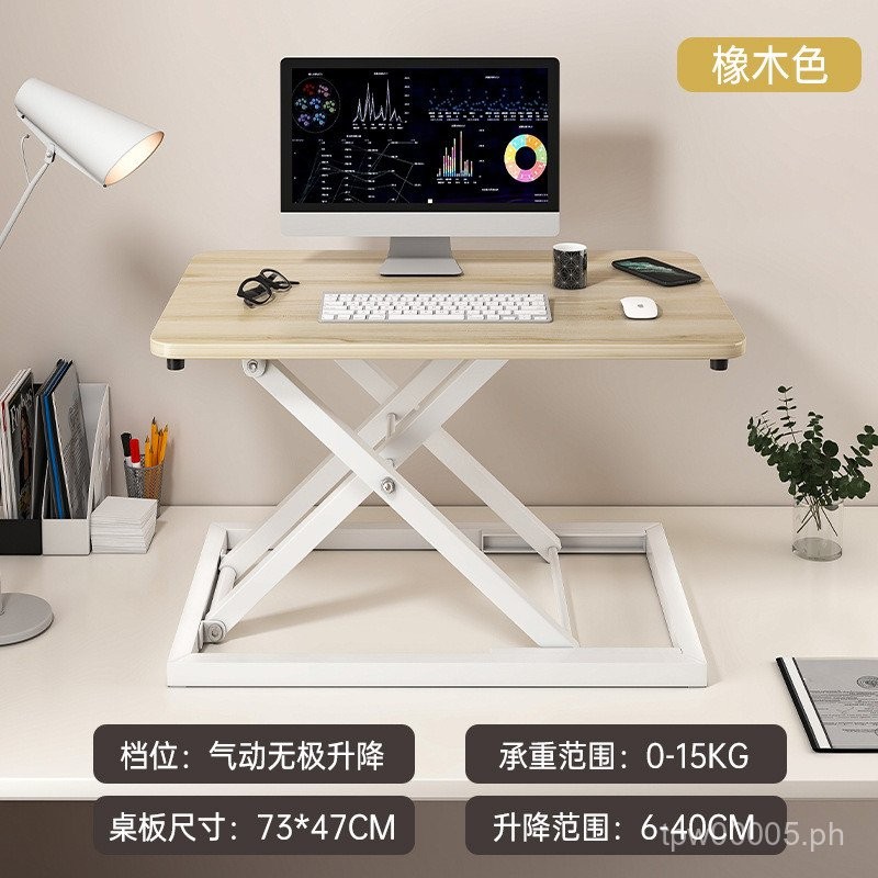 Standing Desk Elevated Working Platform Desktop Elevated Rack Computer ...