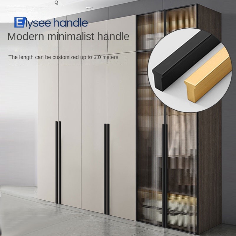 Whole body handle long handle Wardrobe cabinet door handle Drawer ...
