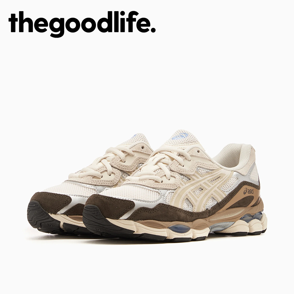 Asics GEL-NYC Beige Men Women Low-Top Retro Sports Casual Running Shoes ...