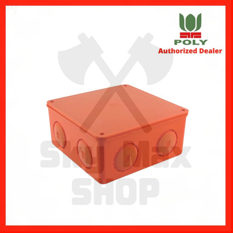 Sky POLY Brand Square Box 4x4 PVC PULL BOX complete with COVER Set COD ...