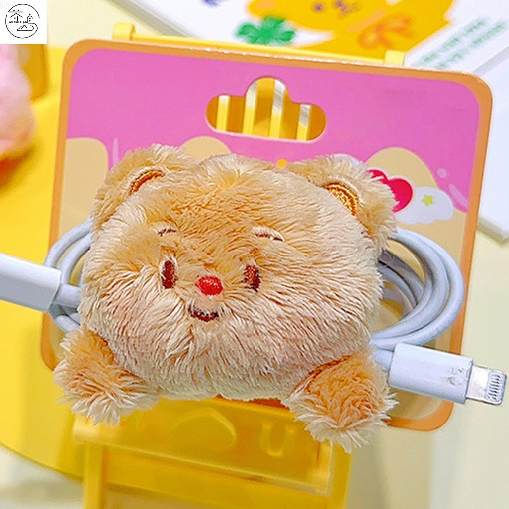 Plush Doll Cable Ties Organizer Plush Doll Functional Desktop Organizer ...