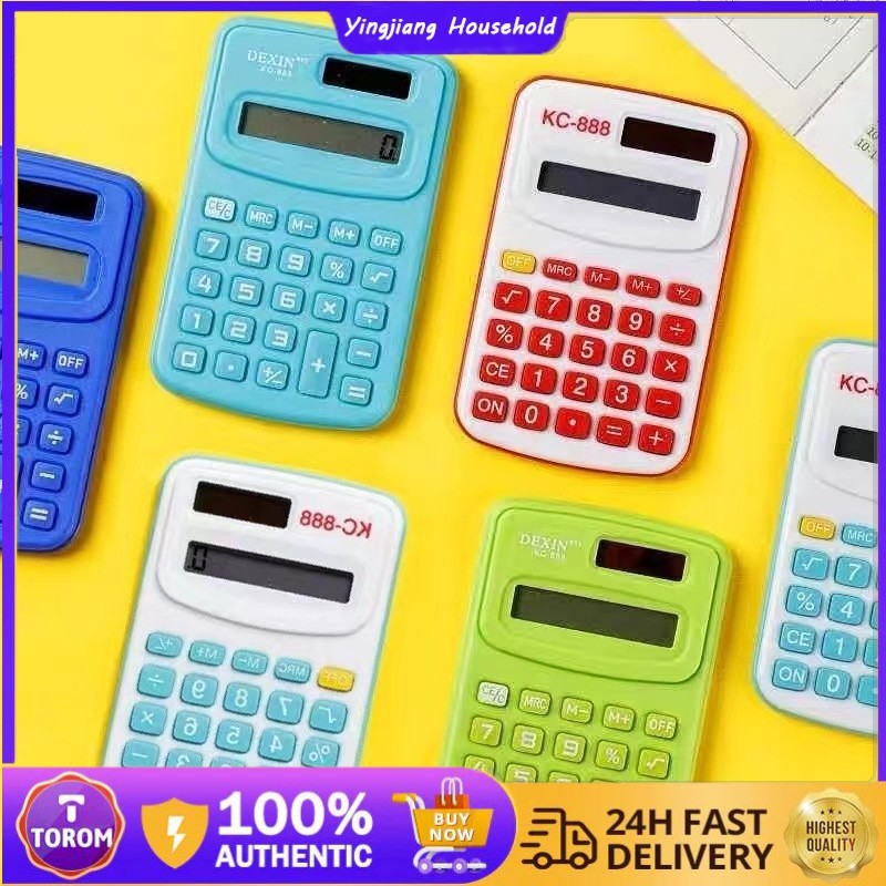 Mini Electronic Calculator 8-bit Display/battery, School/office ...