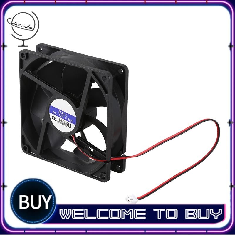 92mm x92mm x 25mm DC 12V 2Pin 65.01CFM Computer Case CPU Cooler Cooling Fan | Shopee Philippines