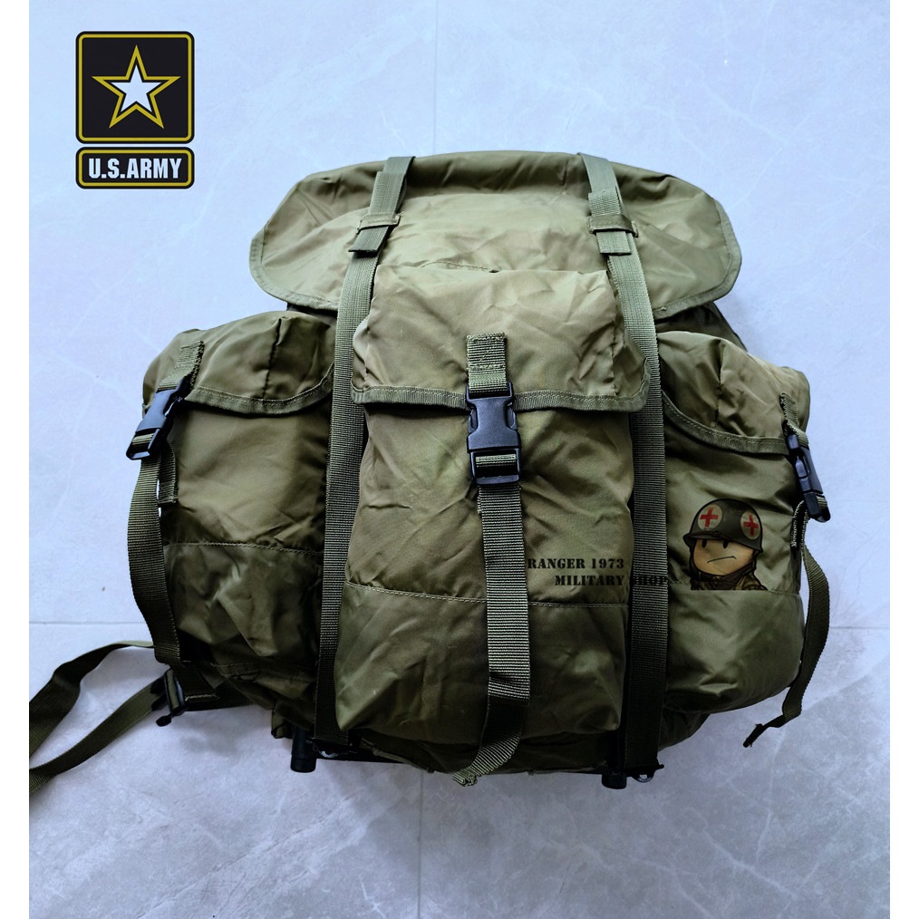 Eu Single Goods Military OD Green LC-2 Steel Frame Bag ALICE System ...