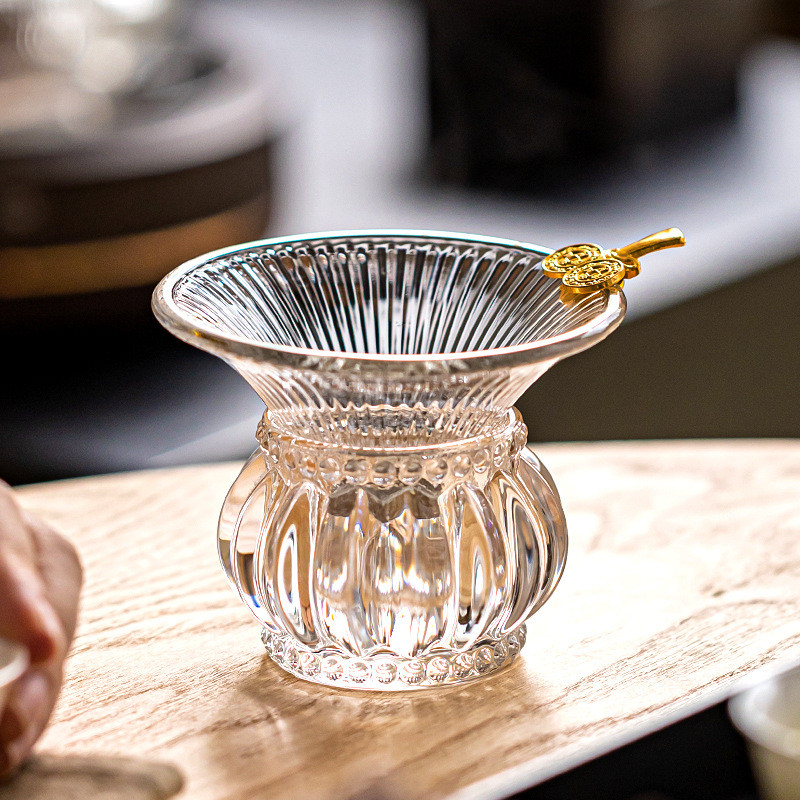 P0UH Glass Tea Strainer Stainless Steel Filter Tea Utensils Pitcher Tea ...