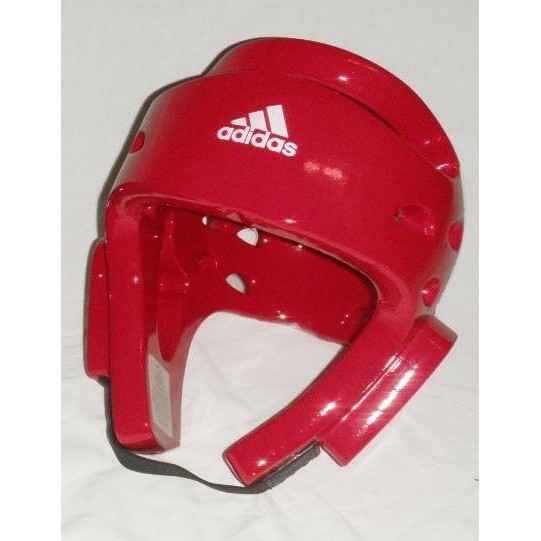 Red Colour Adidas Taekwondo Karate Silat Head Gear Protector Face ...