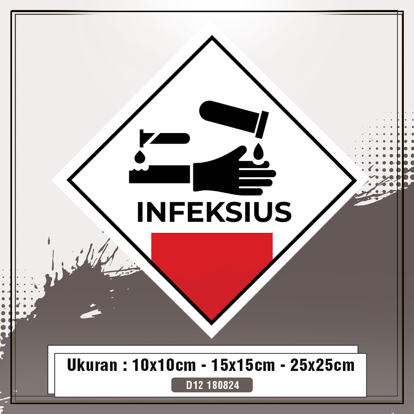 B3 Waste Symbol Label Sticker, Dangerous and Toxic Materials CHOOSIVE ...