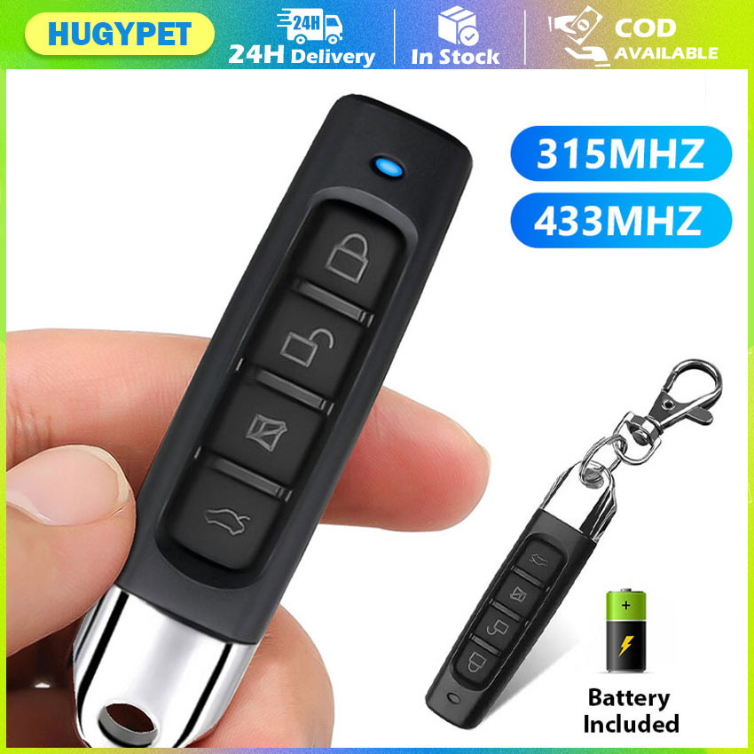 433MHZ Copy Remote Control 4 Channel Code Garage Gate Door Opener Duplicator Cloning Code Car ...