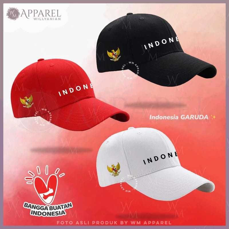 Garuda INDONESIA Embroidery Baseball Cap Korean Style INDONESIA GARUDA ...