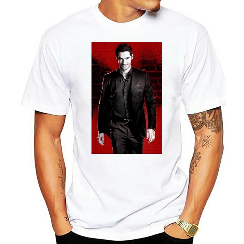 Lucifer T shirt lucifer red devil los angeles detective suit tom ellis ...