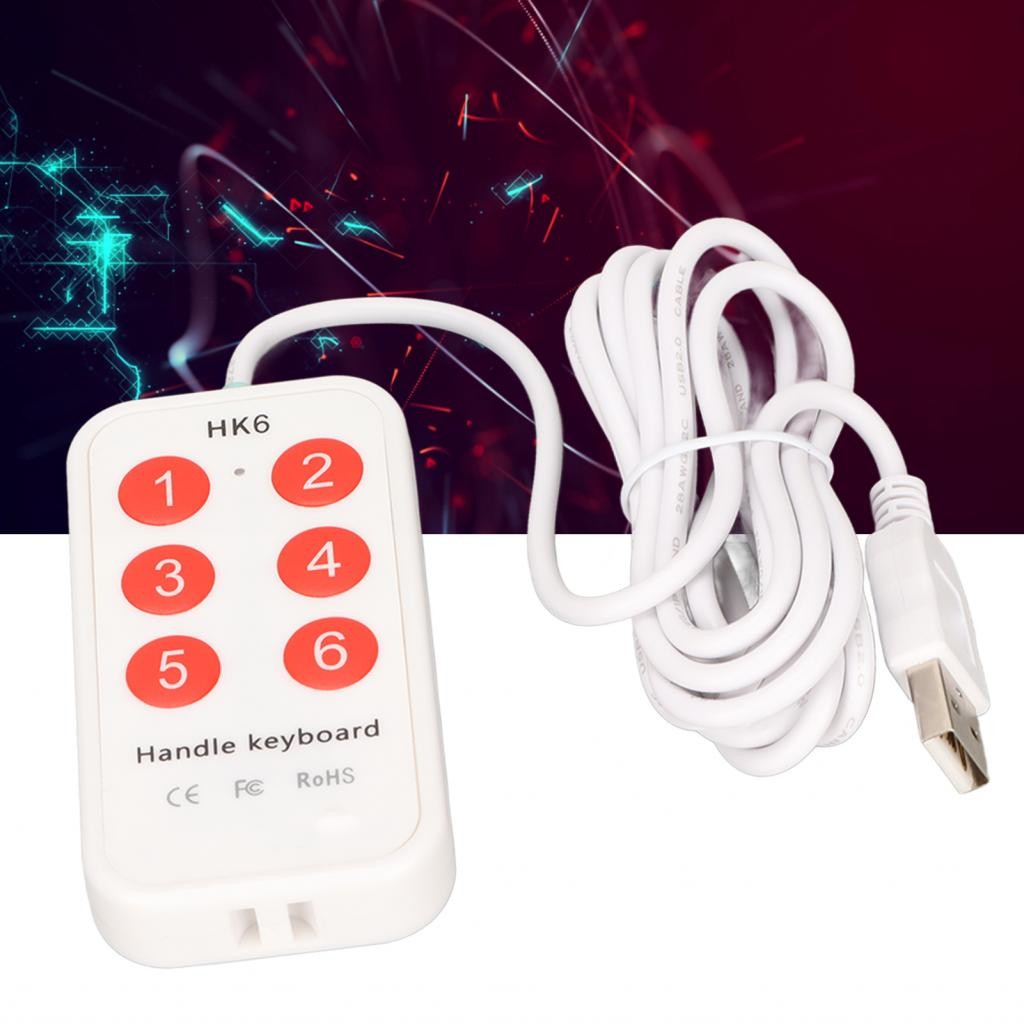 Ilike Programmable Keypad Shortcut Keys Macro ABS Material 6 Custom ...
