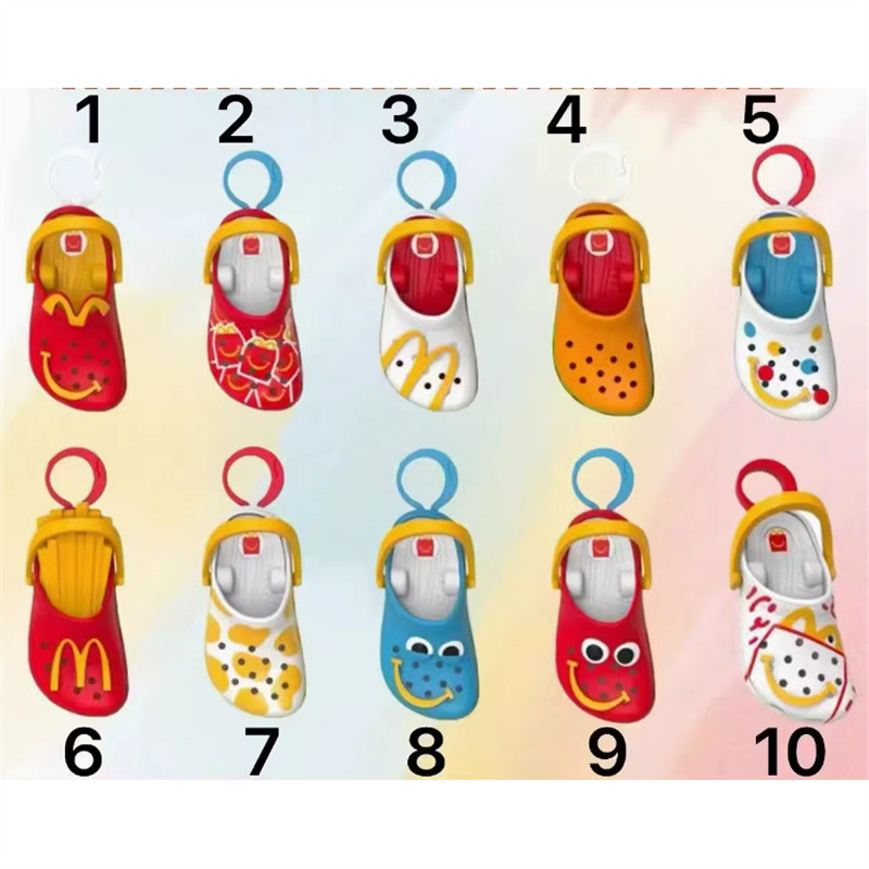 Mcdonalds X Crocs Keychain 2024 Mcdo Crocs Mcdonald‘s Mini Cavernous Shoes Keychains | Shopee ...