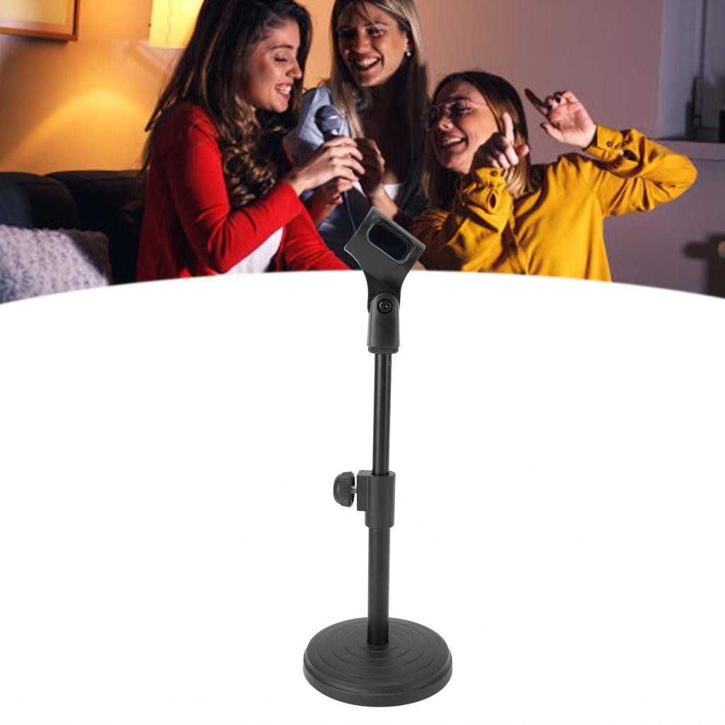 Maib Desk Mic Support Stand Compact Design Desktop Microphone Round ...