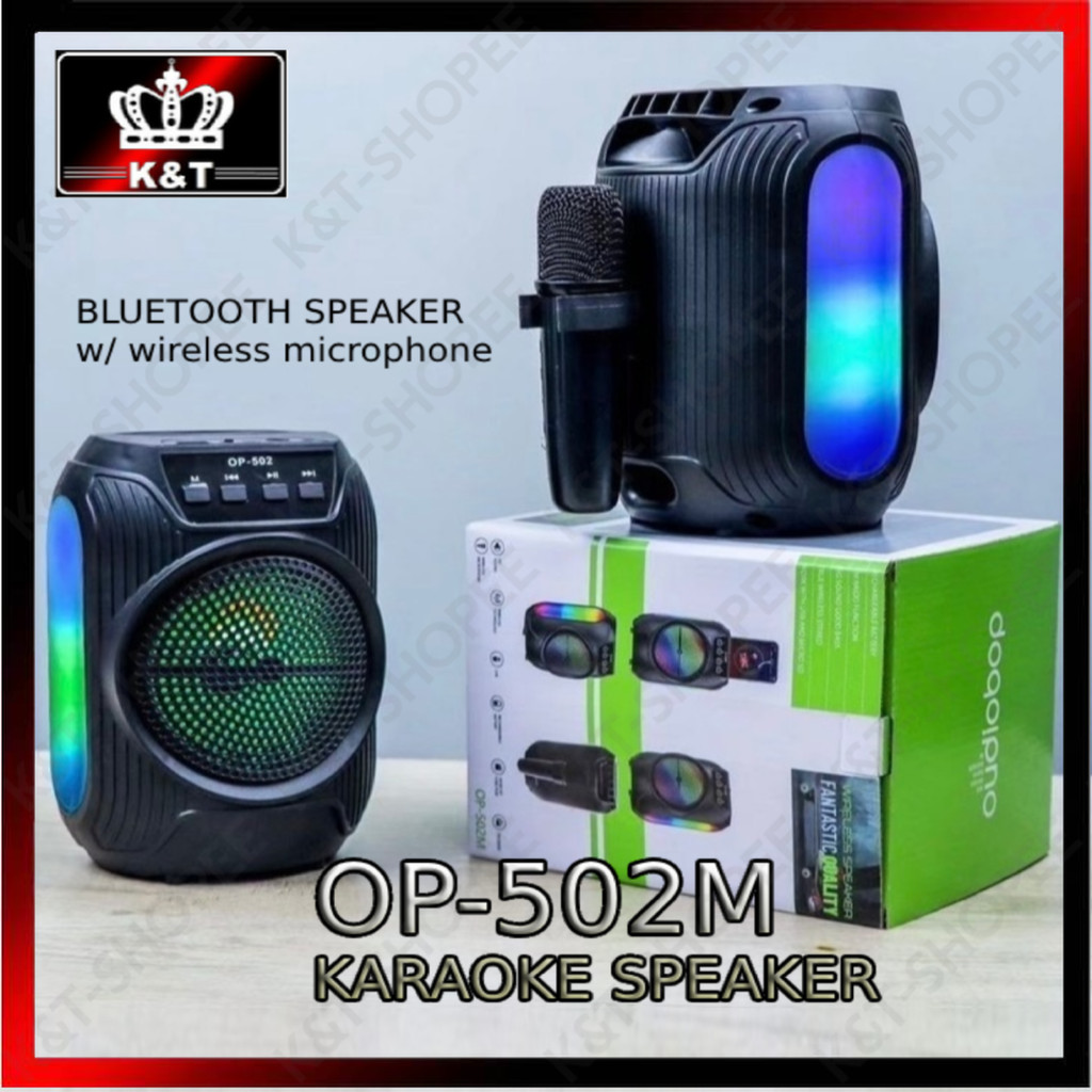 OP-502M / OP-501 BlastPro Wireless Bluetooth Speaker - Hi-Fi Sound, Long Battery Life | Shopee ...