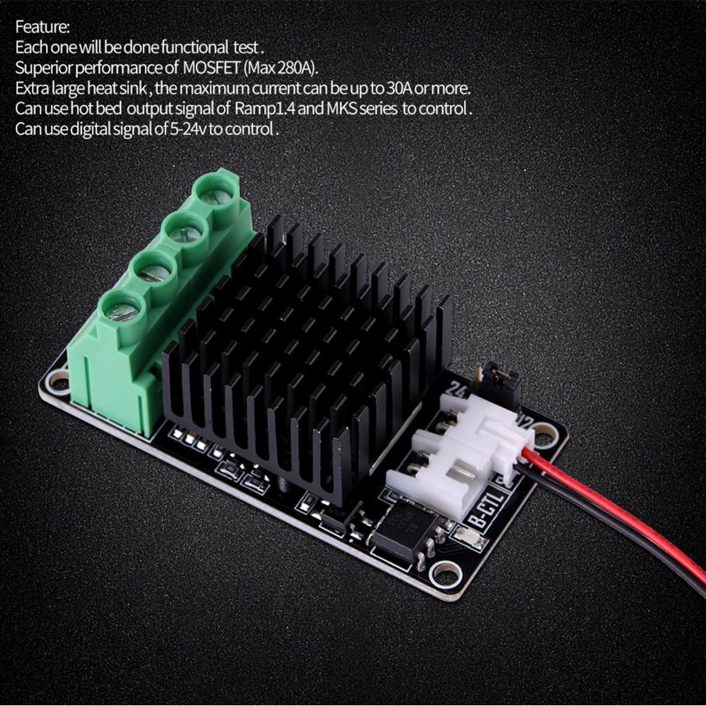 3D Printer 30A Big Current Mini Heating Controller MKS MOSFET MOS ...