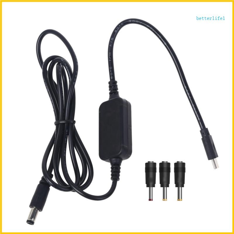 BTM Type C PD to 12V 3A 2 5 3 5 4 0 5 5mm Conveter Cable for Wifi ...