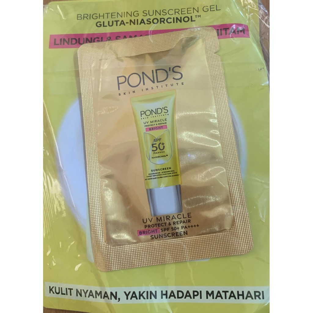 Ponds UV Miracle Sunscreen SPF 50 PA+++ 2g Mini Packaging | Shopee ...