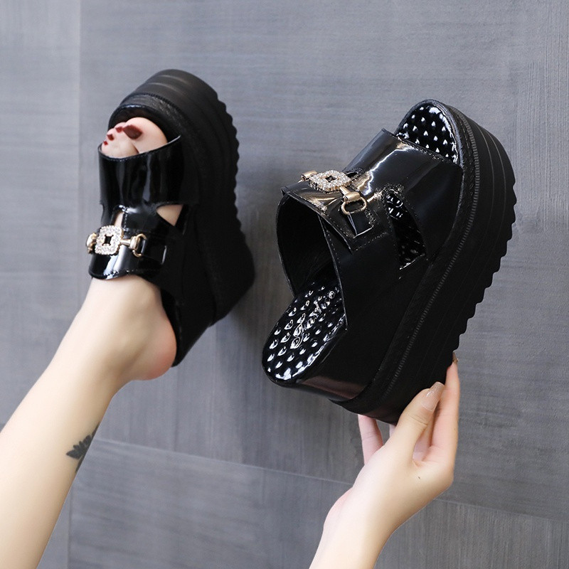 Women's Ultra-High Heel Shoes with Chain Embellishment - Comfortable ...