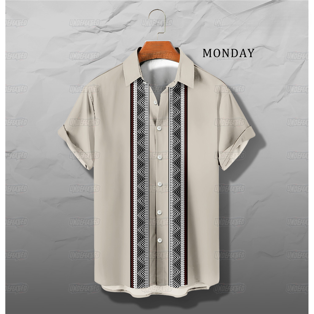 Deped uniform 2025 Sublimation Men's Large Size Teacher's Shirt Casual ...