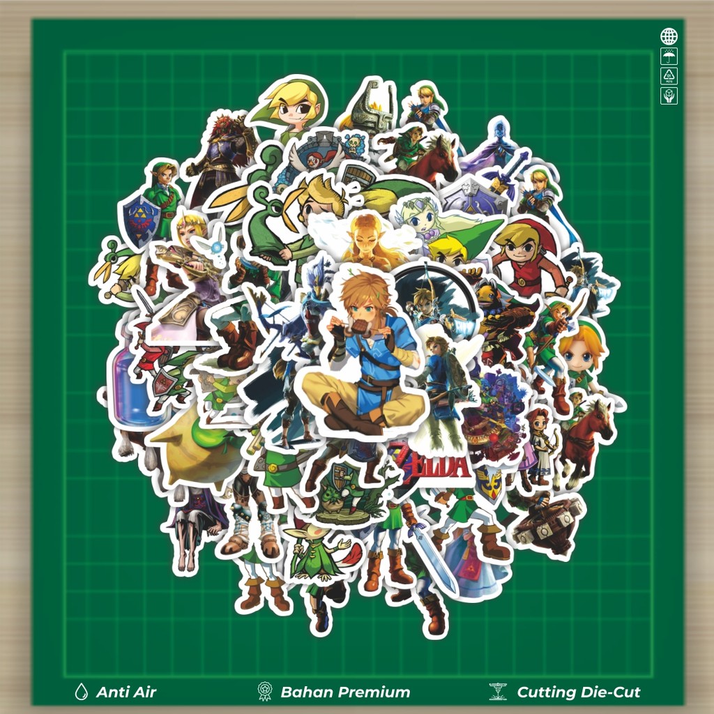 HOT 50 PCS STICKERS Cartoon Stickers The Legend of Zelda [Legenda Zelda ...