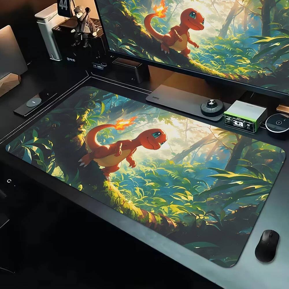 Gaming Mouse Pad P-pokemon Charizard Home New HD Pc Mousepad XXL ...