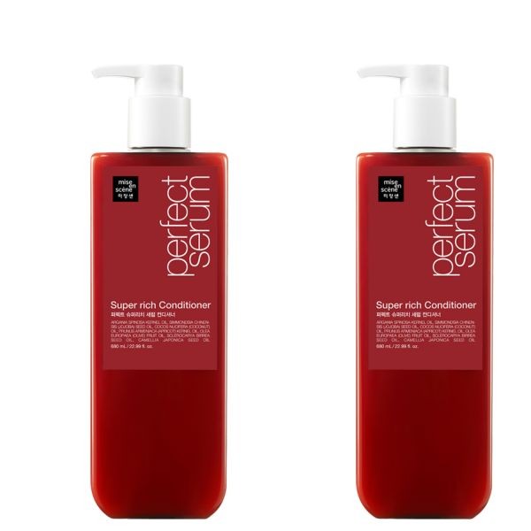 Mise en scene Perfect Super Rich Serum Conditioner, 680ml x 2ea ...