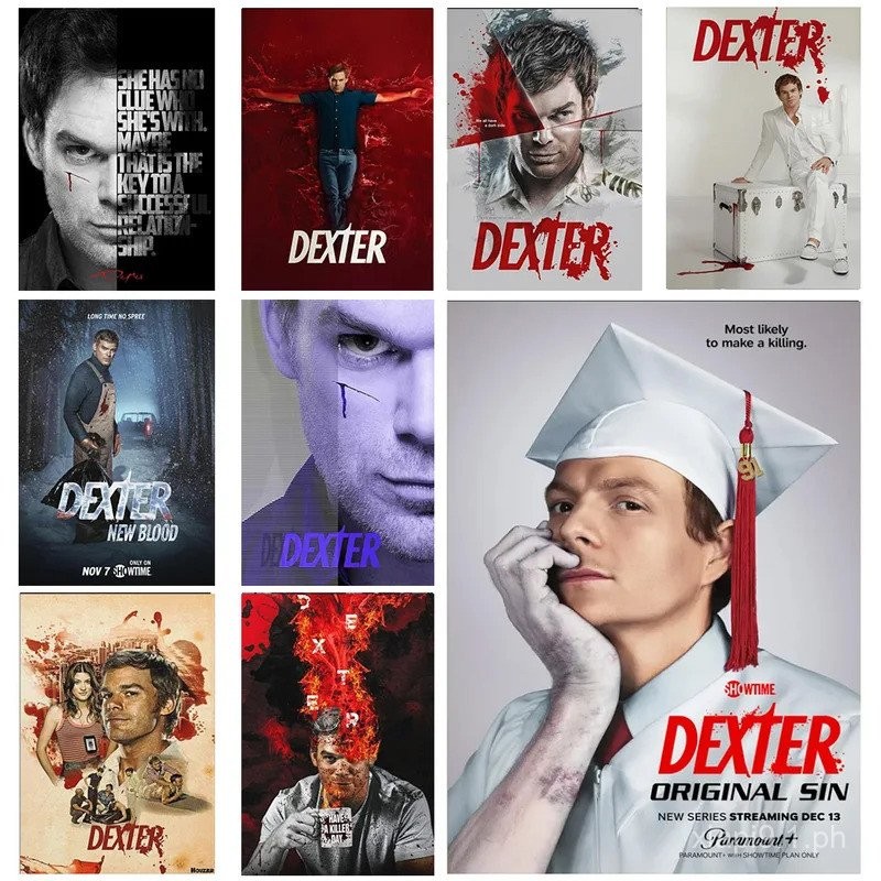 Dexter Morgan Character Poster American Horror Tv Show Classic Movie ...