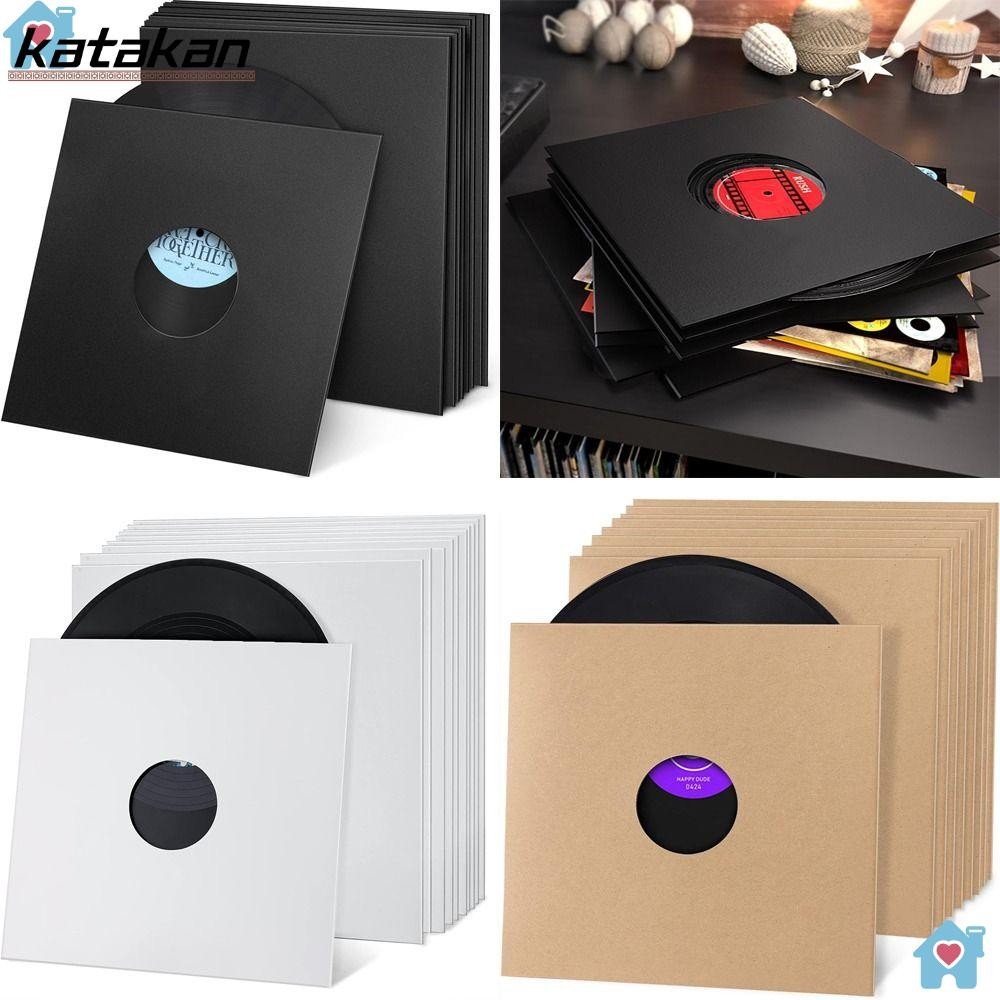 KATAKAN LP Vinyl Record Cover, Reusable Square Vinyl Records Sleeve, 7/ ...