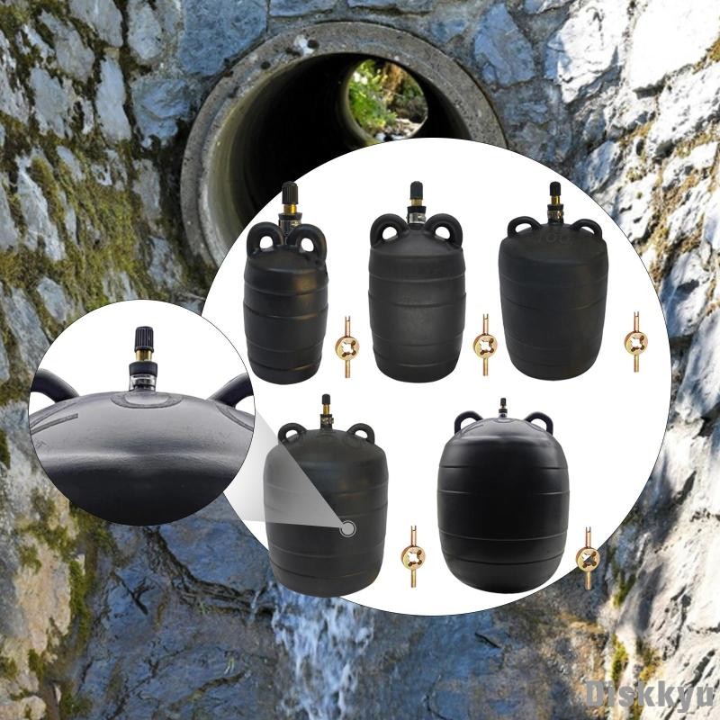[Diskkyu] Inflatable Pipe Plug Pipe Pressure Test Plug,Portable ...