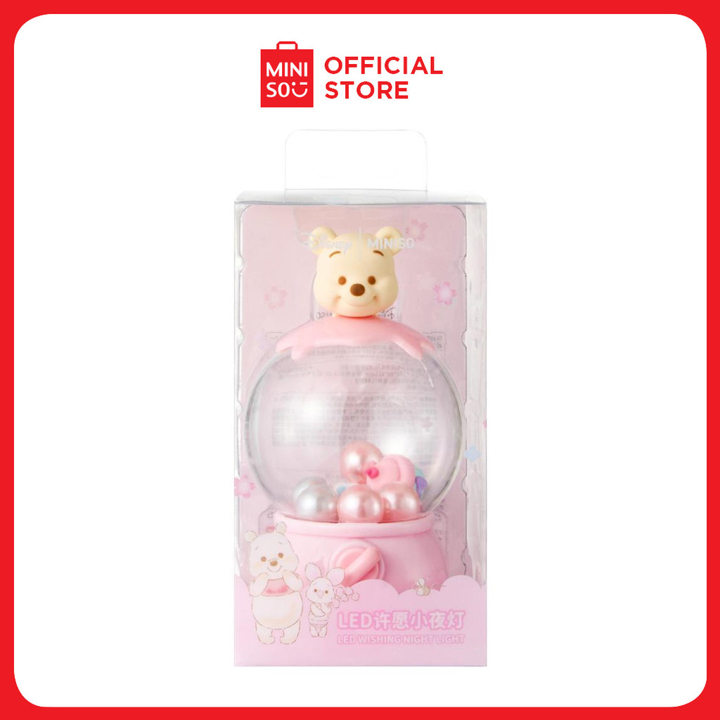 MINISO Disney Sakura Season Collection LED Night Light (Winnie & Piglet ...