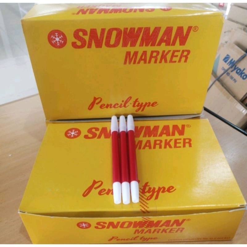 Snowman PW - 1A small marker (12 pcs) | Shopee Philippines
