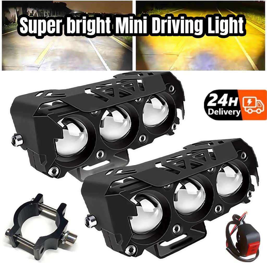 Super bright LED Mini Driving Light Spot Light Fog Lamp For Motorcycle ...