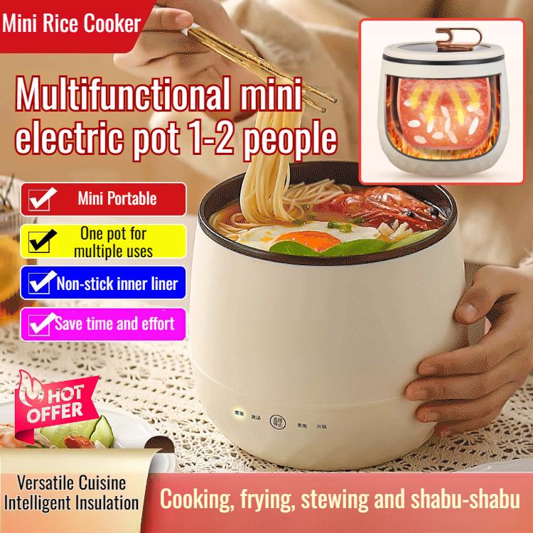 Student dormitory small mini rice cooker multifunction household green ...