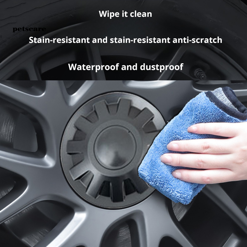 QCA Car Hubcaps Tesla Model 3 2024 Wheel Hub Caps Set of 4 High ...