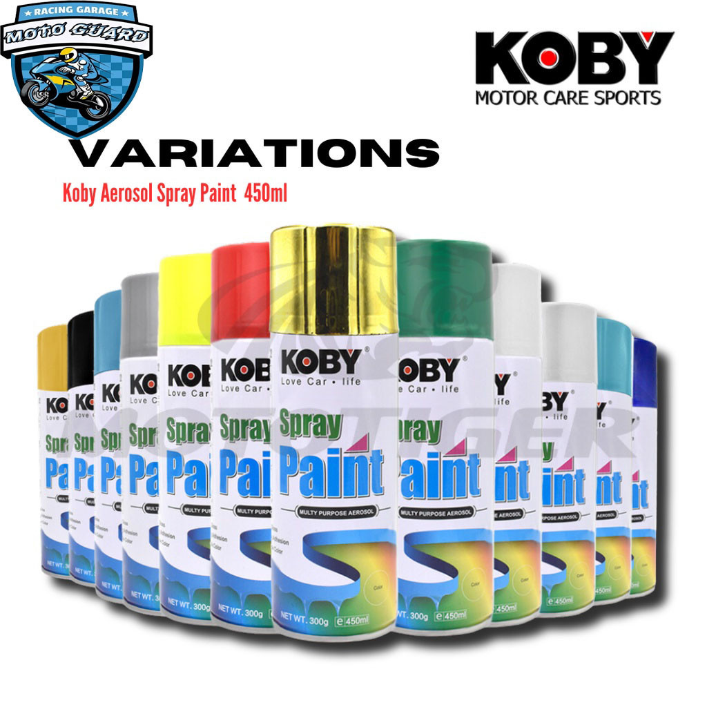 MOTO CARE ORIGINAL KOBY AEROSOL SPRAY PAINT MULTIPURPOSE 450ML ...