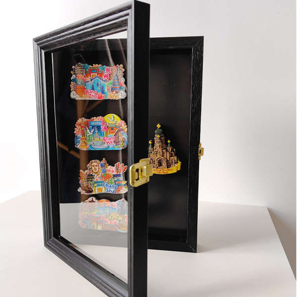 medal frame medal frame organizer wall Fridge magnet storage frame ...