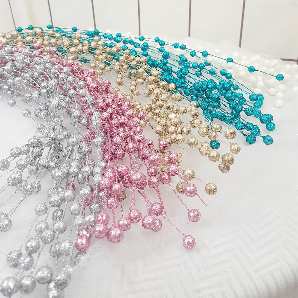 Gold Powder Weeping Willow Christmas Decorations Wedding Decoration ...