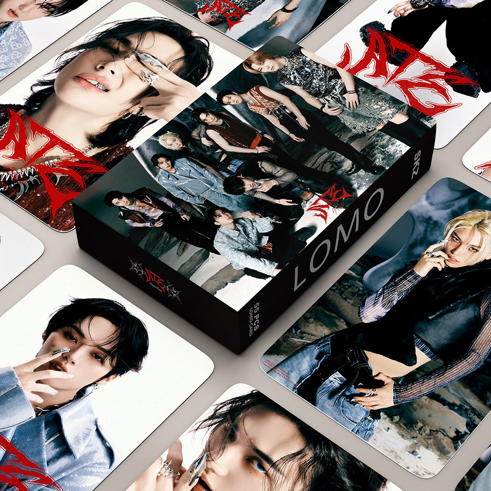 KPOP 55pcs/box Stray Kids Photocards ATE World Tour KPOP LOMO Card ...