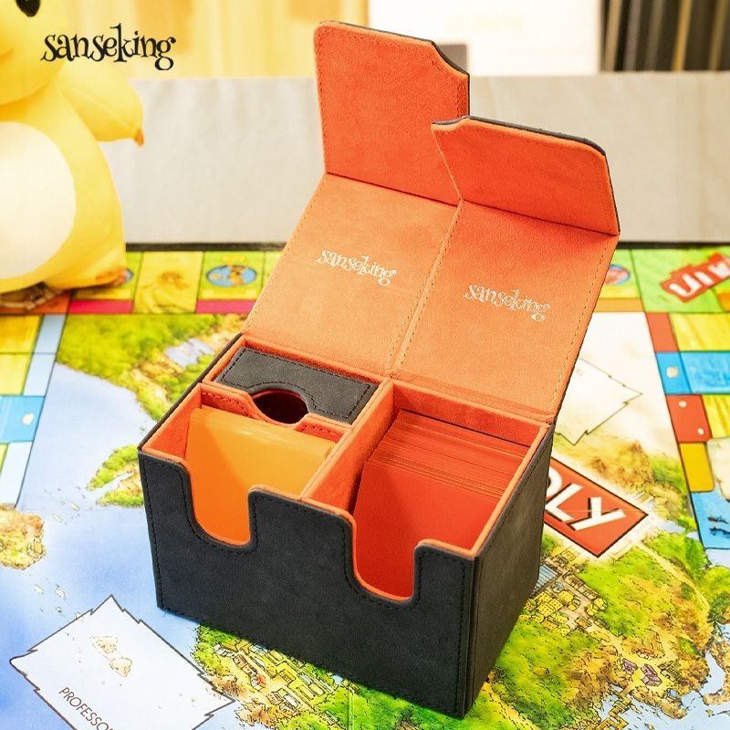 Sanseking Double Deck Card Box Organizer for Trading Cards: Magic Yu-Gi ...
