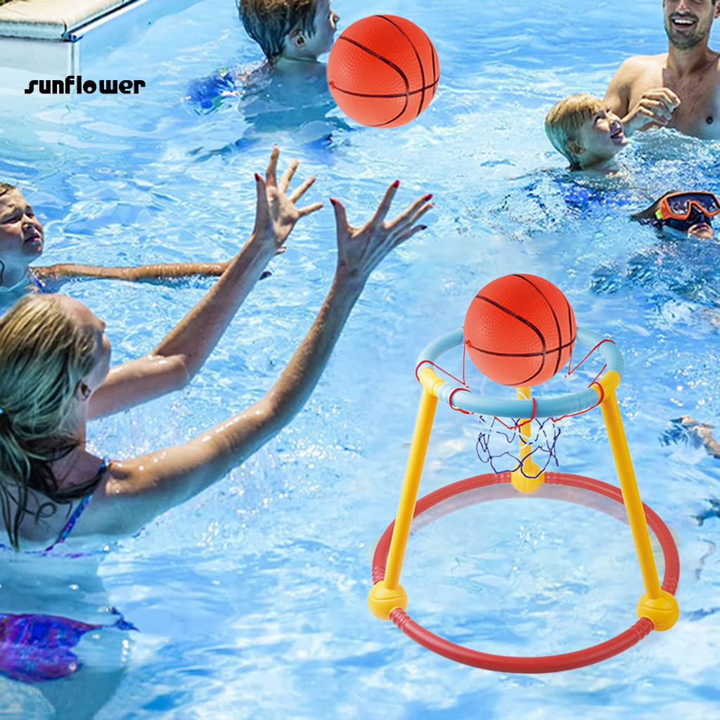 SU Indoor Outdoor Basketball Hoop Kids Pool Basketball Game 2-in-1 ...